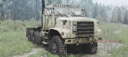 Oshkosh MTVR 6x6 tractor (MK31) para MudRunner